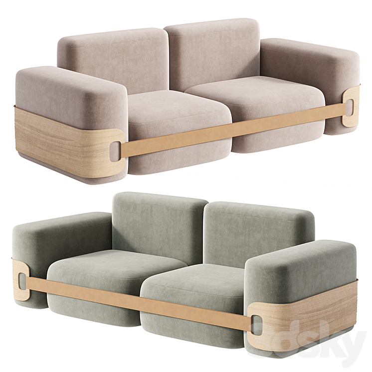 The Burger Sofa by Joao Teixeira - Sofa - 3D model
