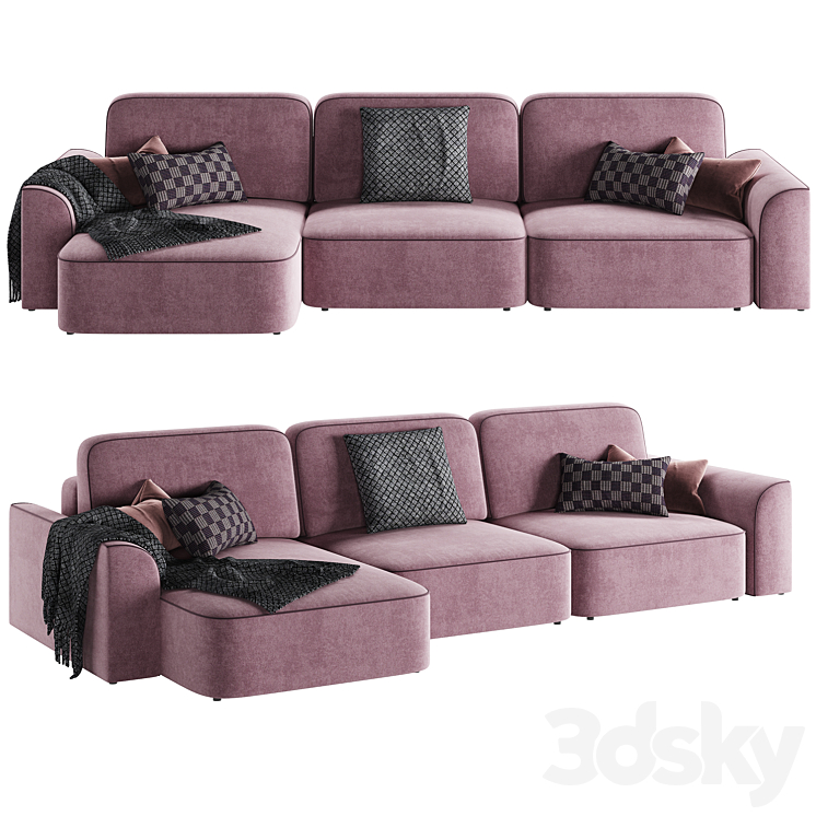 Sofa bed Solana Seattle - Sofa - 3D model