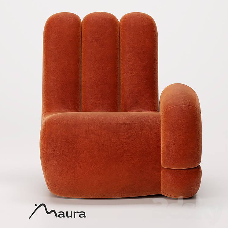 Chair OK Maura - Arm chair - 3D model