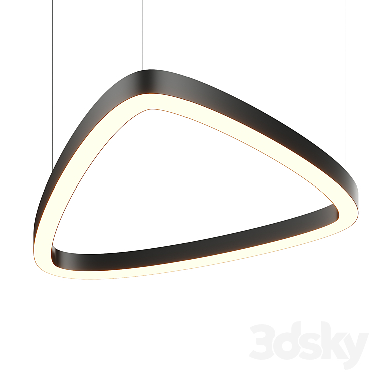 Pendant lamp\TRIANGLE SOFT ACOUSTIC - Pendant light - 3D model
