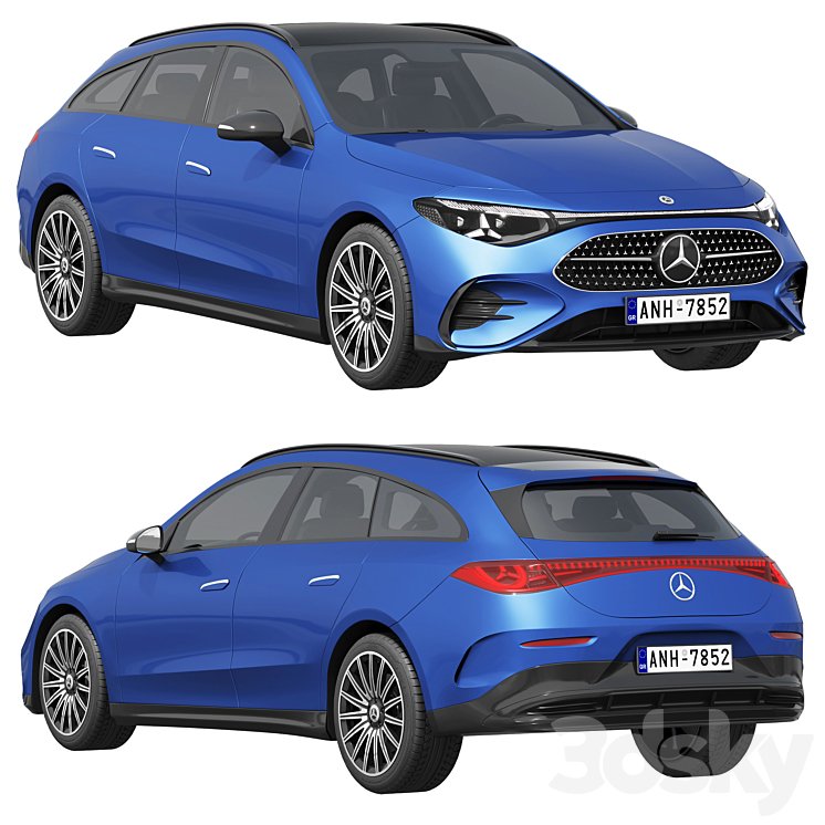 Mercedes-Benz CLA Shooting Brake 2026 - Ground Transport - 3D model