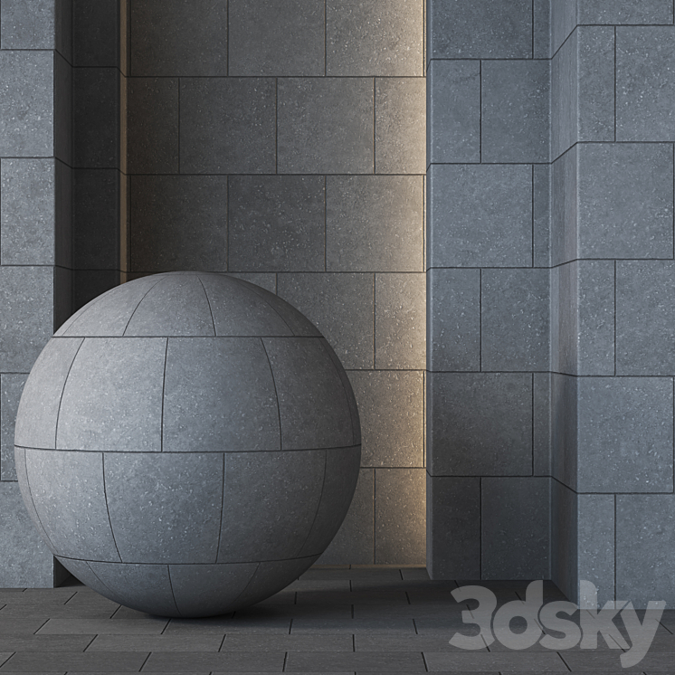 Stone Paving Texture 4K - Seamless - Floor coverings - 3D model