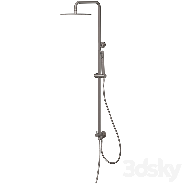 Shower stand Allen Brau Priority 5.31031-BN nickel brush - Faucet - 3D ...