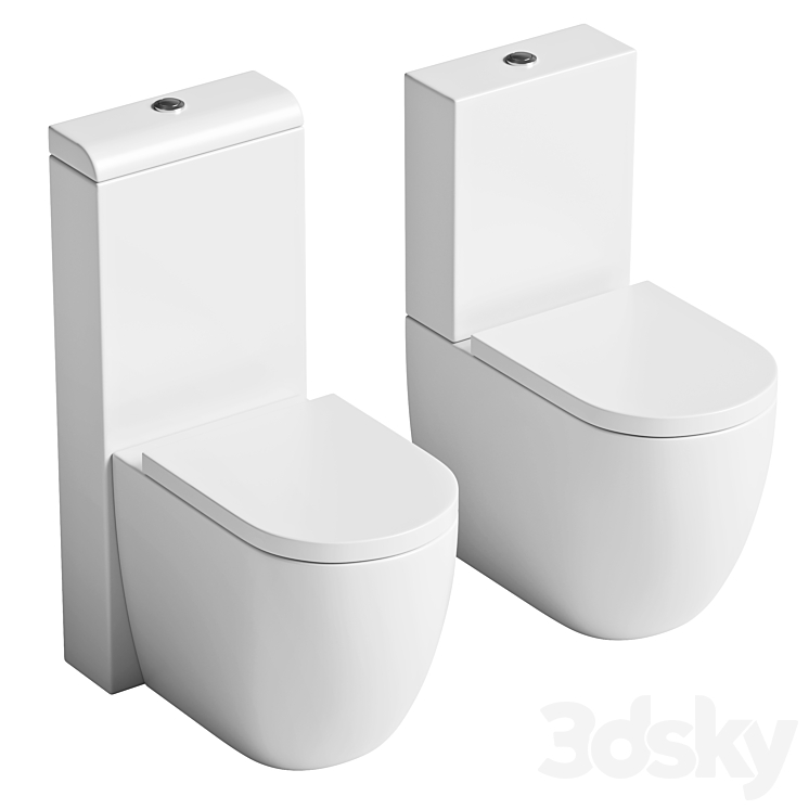 Cielo toilets MINI - Toilet and Bidet - 3D model