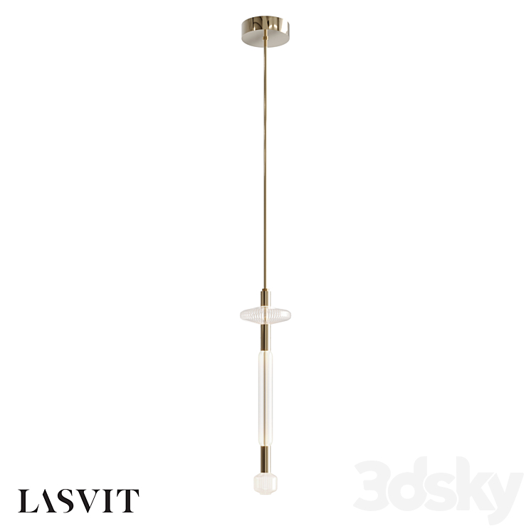 LASVIT Cipher Vertical L - CL036PD - Pendant light - 3D model