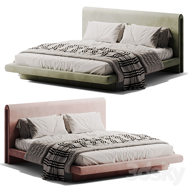Nola Bed - Bed - 3D model