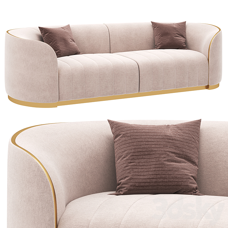 Rugiano Pierre Sofa - Sofa - 3D model