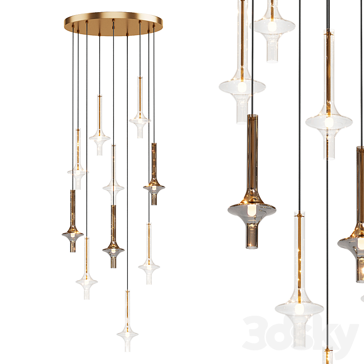 Wonder Suspension Lamp - Pendant light - 3D model