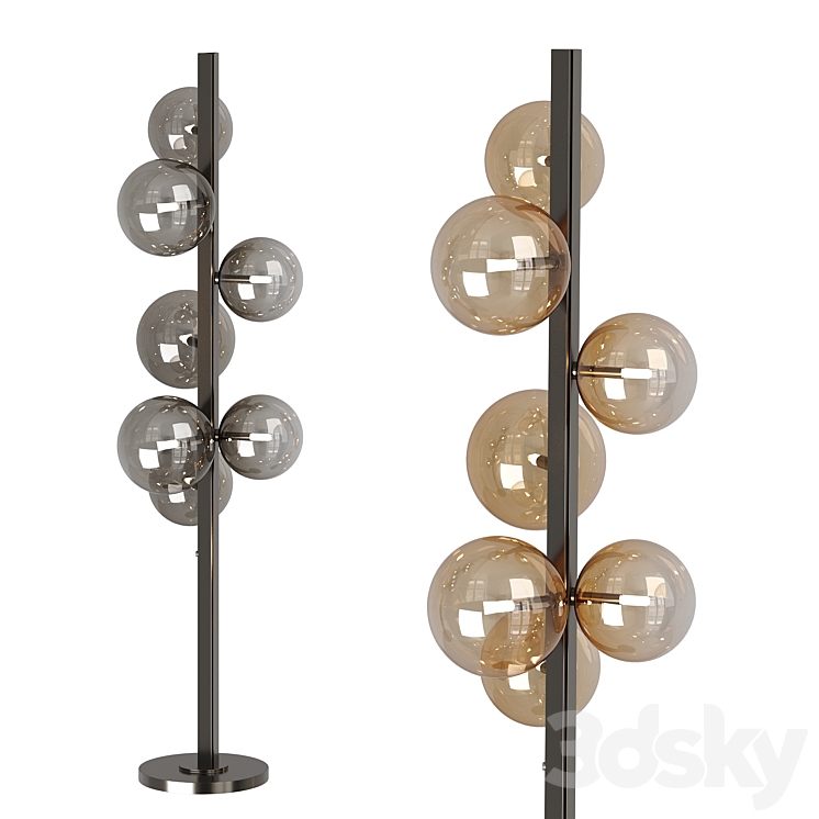 Gallotti & Radice Bolle Stelo Floor Lamp - Floor lamp - 3D model