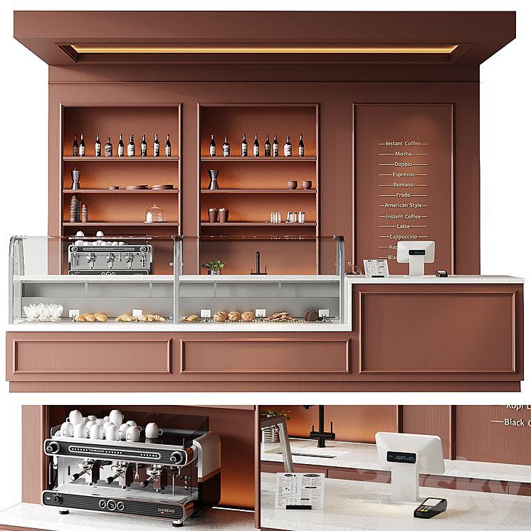290 Restaurant - Restaurant - 3D model