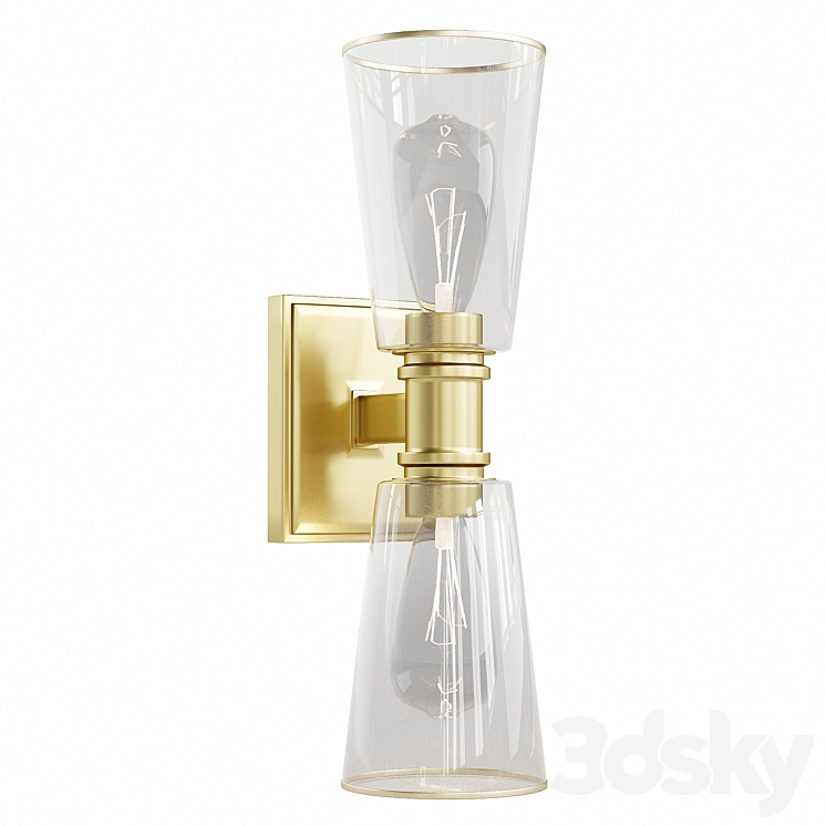 Alessa 2 Light Wall Sconce - Wall light - 3D model