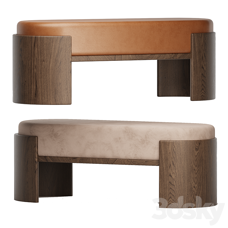 Hug Bench - Other soft seating - 3D model