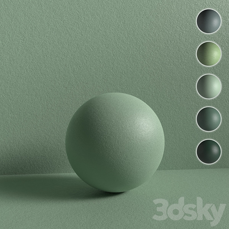 Decorative plaster 290 - Stone - 3D model