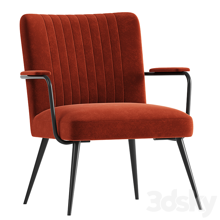 Oriel Retro Armchair - Arm chair - 3D model