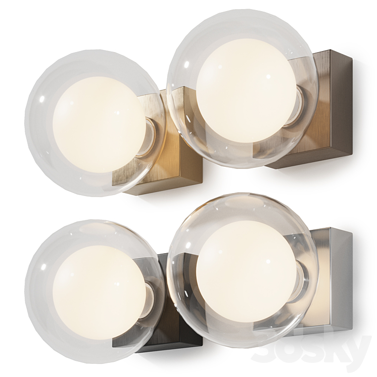 Wall lamp Faro Barcelona PERLA - Wall light - 3D model