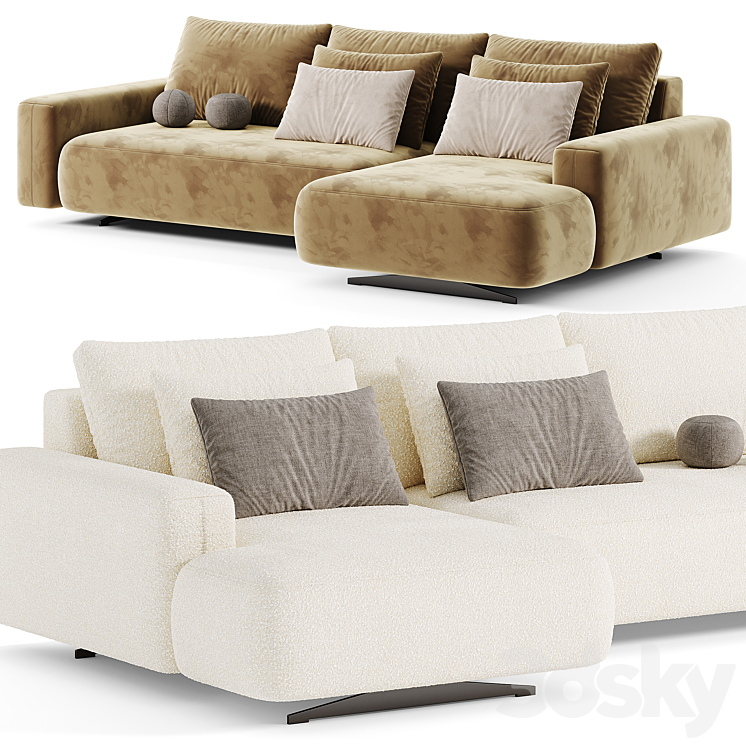 Bo Sofa mononova Modern - Sofa - 3D model