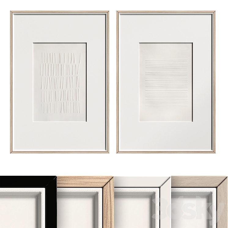 Wall Photo Frame Q-101 - Frame - 3D model