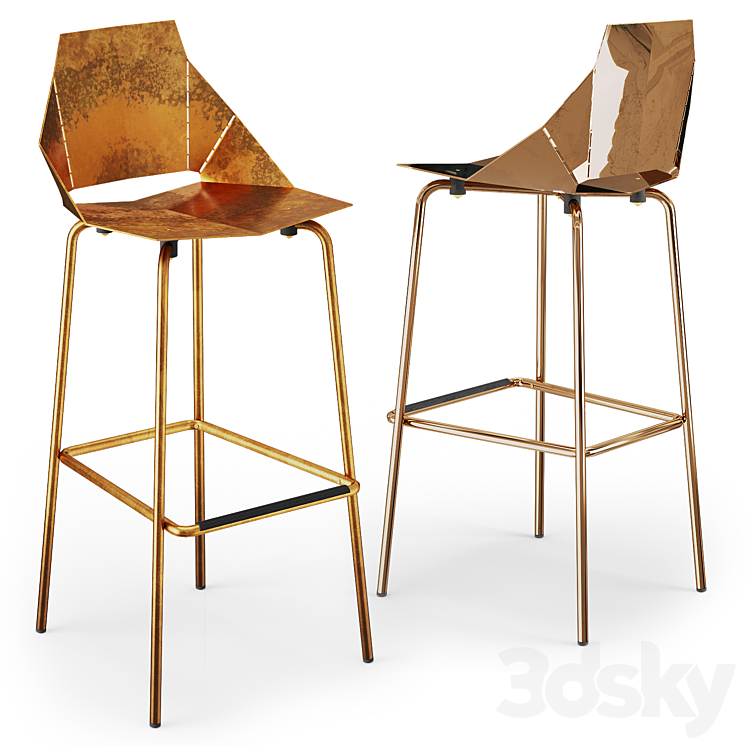 Brian Ceray Bar Stool - Chair - 3D model