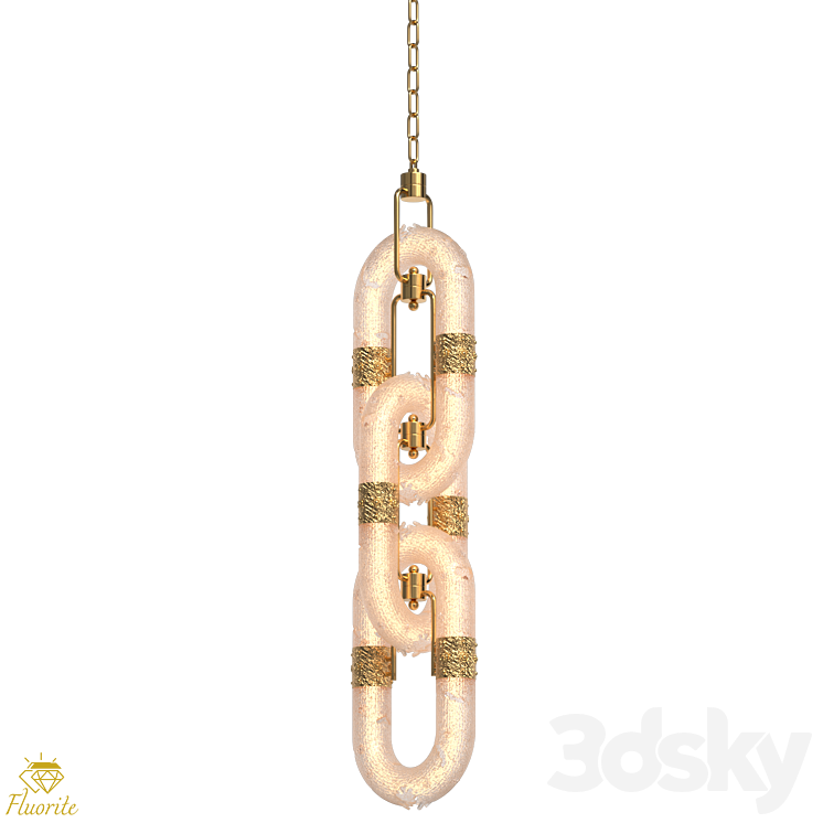 Anelli Fluorite FL1100-3P (OM) - Pendant light - 3D model