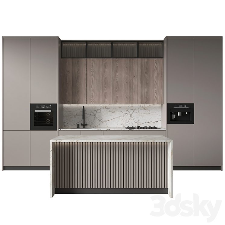 Modern Kitchen 191 - Kitchen - 3D model