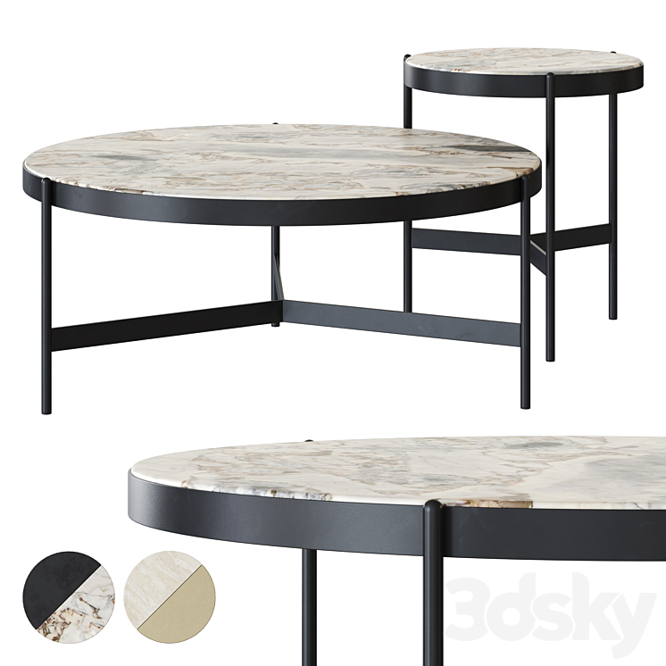 Venus Coffee Table by GlobeWest - Table - 3D model