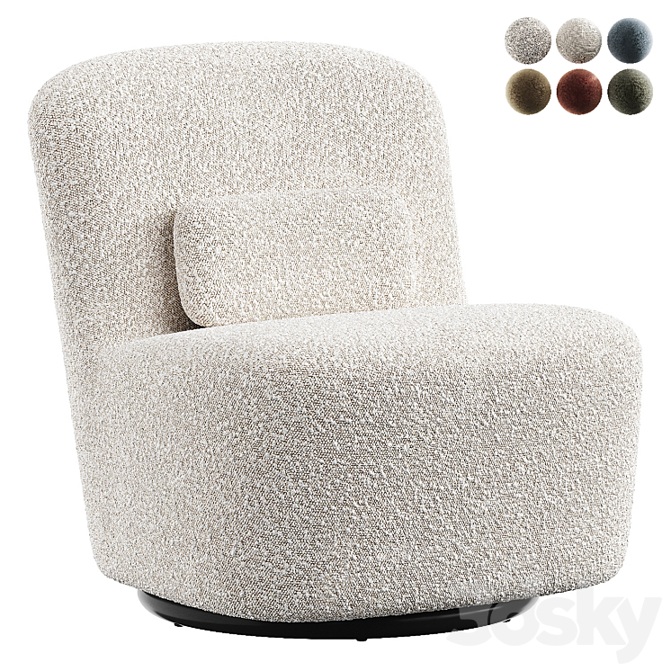 Alonzo chair - Arm chair - 3D model