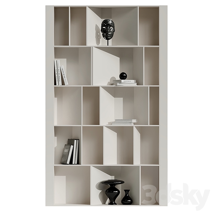 Decorative set 119 - Rack - 3D model