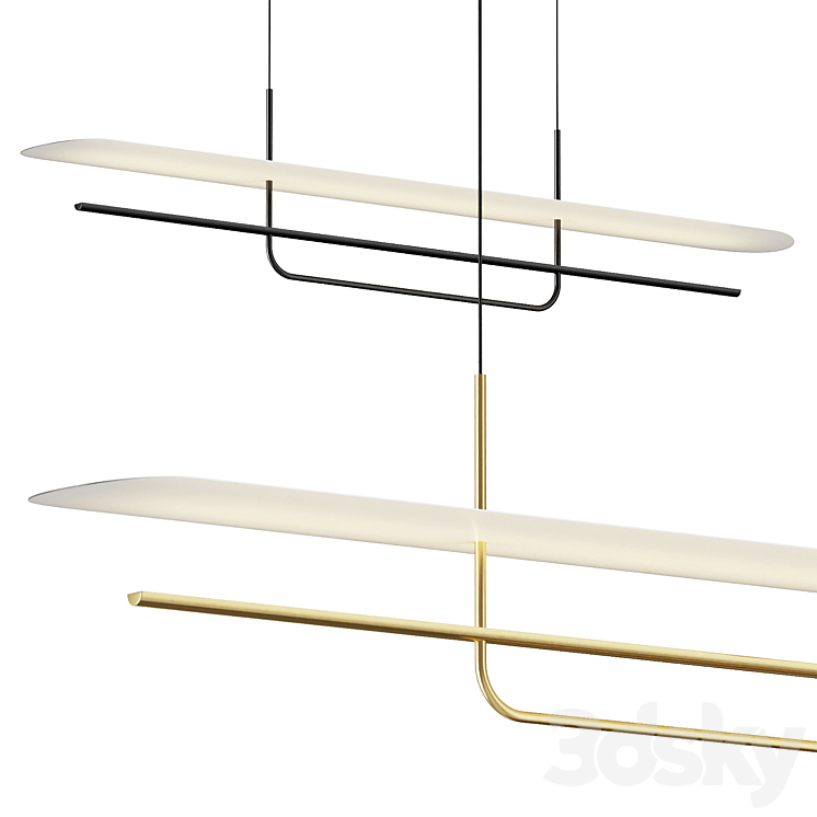 Reflector Linear Pendant - Pendant light - 3D model