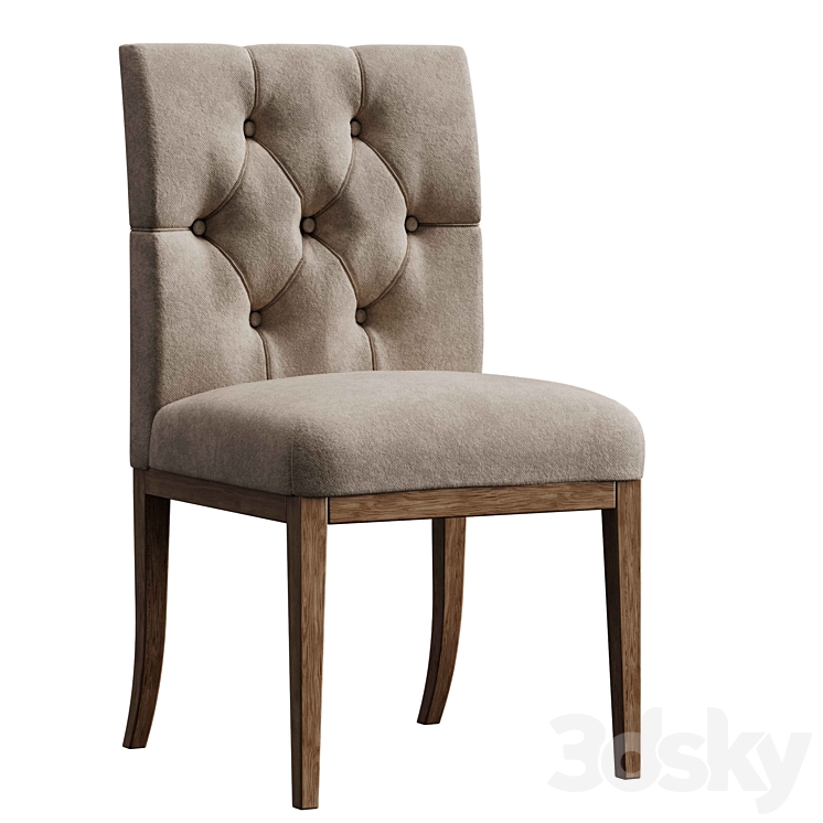 Grosvenor Deep Button Chair - Chair - 3D model