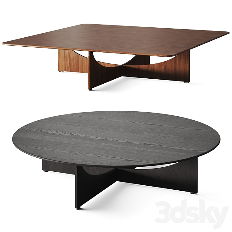 Minotti Lido Coffee Tables - Table - 3D model