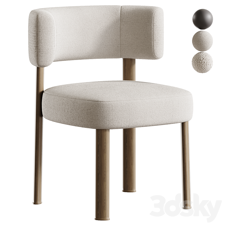 Glen Chair by Calligaris - Chair - 3D model
