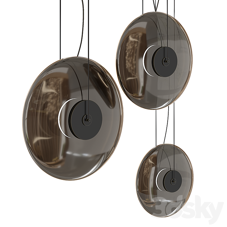 Zen Suspension - Pendant light - 3D model