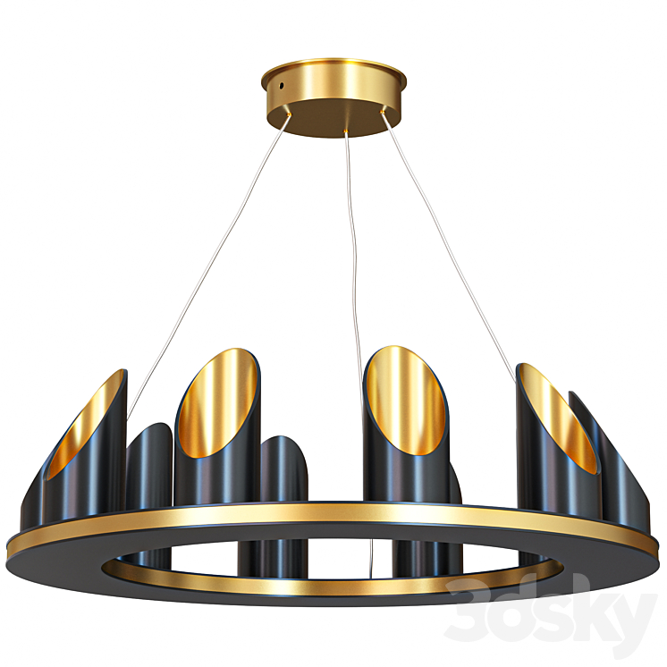 Chelsom custom crown - Pendant light - 3D model