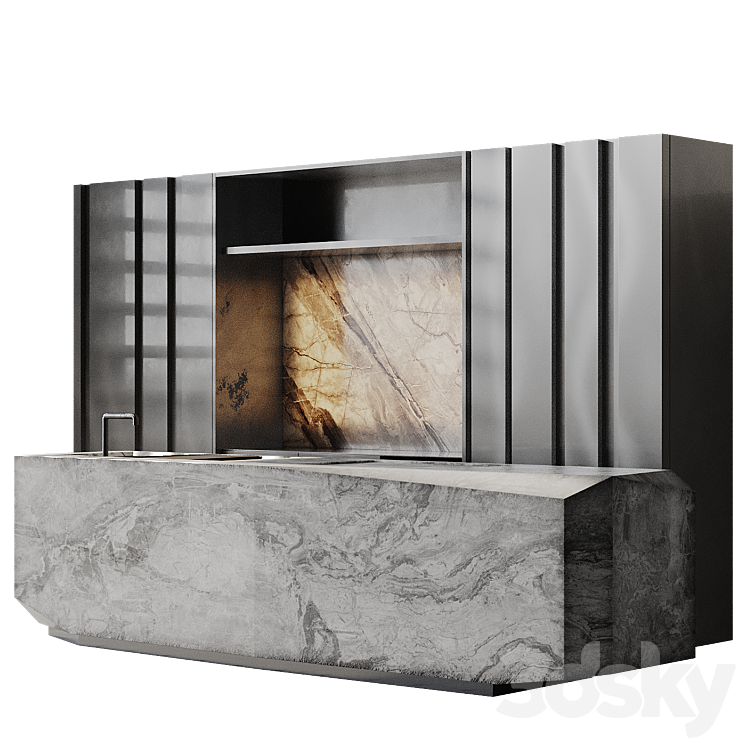 Henge Kitchen - Kitchen - 3D model