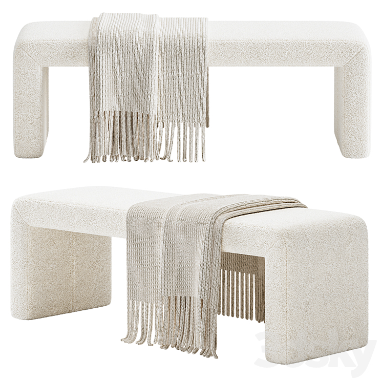 Bench LA REDOUTE Tory - Other soft seating - 3D model