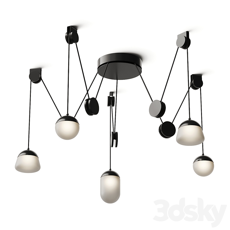 Brokis Planets Mini 5 Pendant Lamp - Pendant light - 3D model