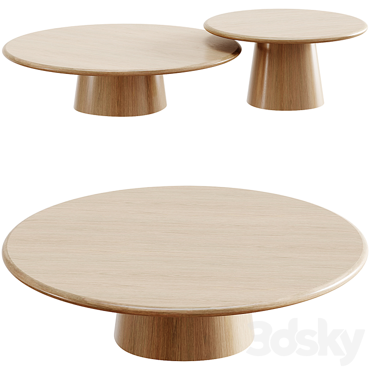 Leon coffee table by meridiani - Table - 3D model