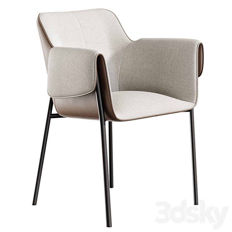 Minotti chair - Chair - 3D model