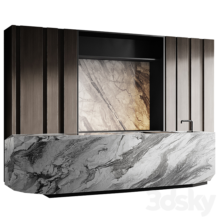 Kitchen Henge 2 - Kitchen - 3D model