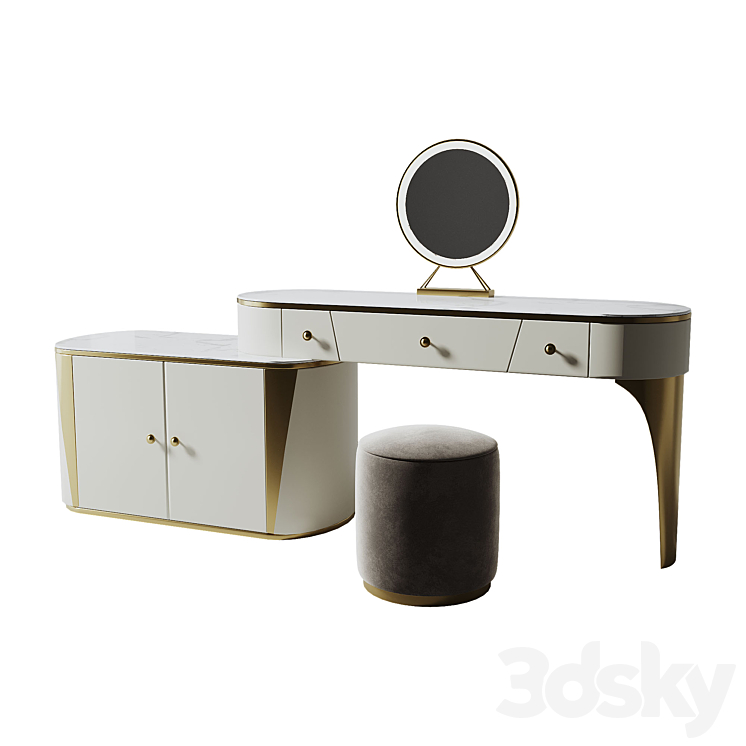 Dressing table 1 - Dressing table - 3D model