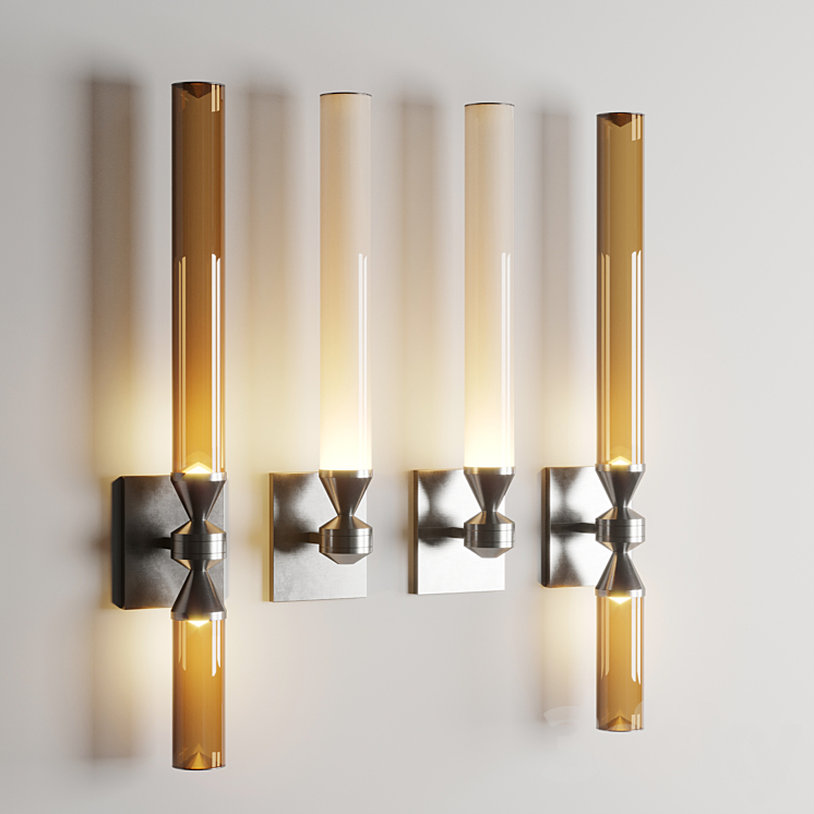 Castle LED Wall Sconce corona - Wall light - 3D model