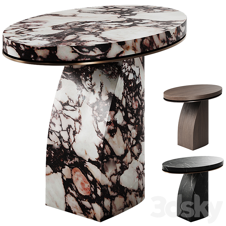 Carlyle Enzo Side Table - Table - 3D model