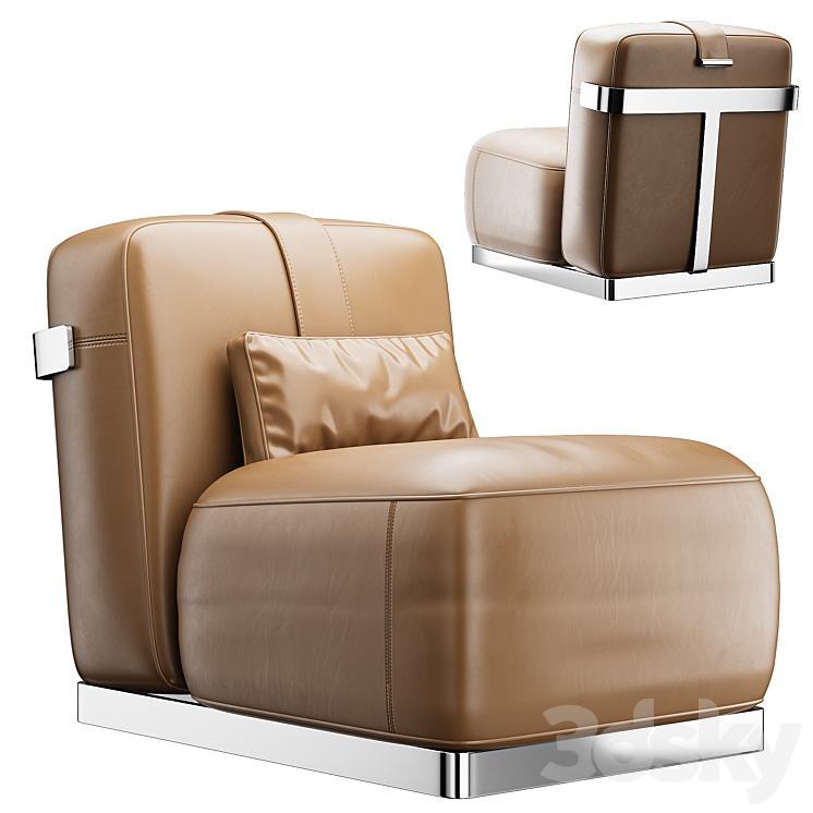 ABCD chair by FLEXFORM - Arm chair - 3D model