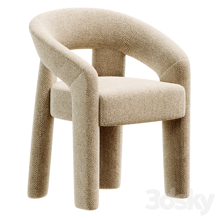 Novara Dining Chair - Chair - 3D model