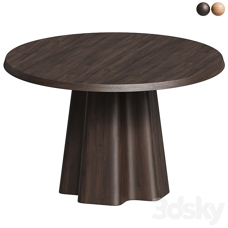 Kyoto Round Dining Table - Table - 3D model