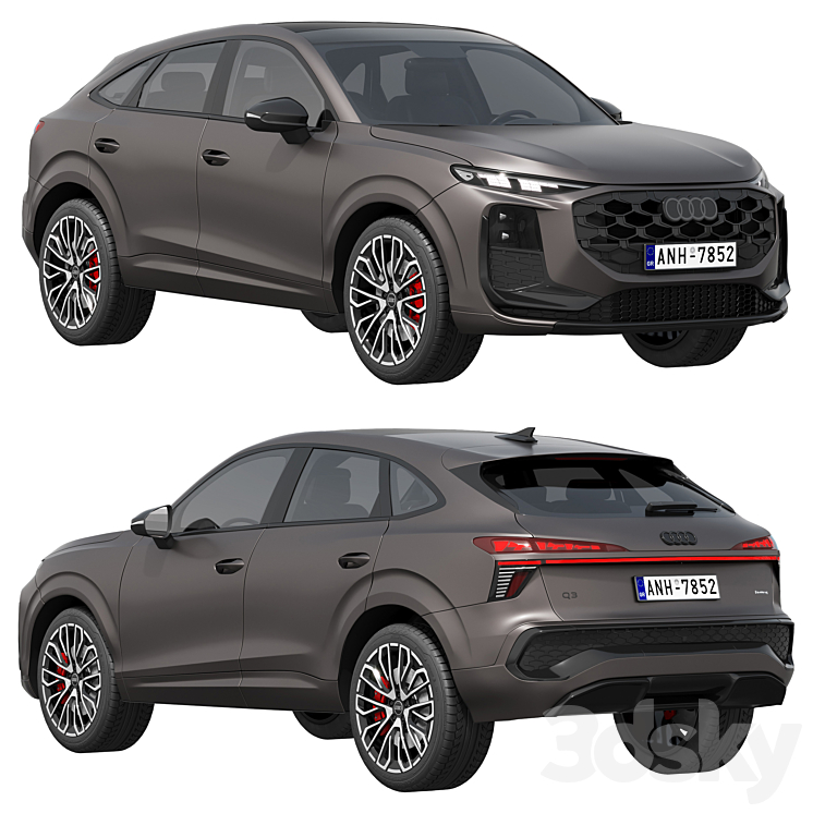 Audi Q3 Sportback 2026 - Ground Transport - 3D model