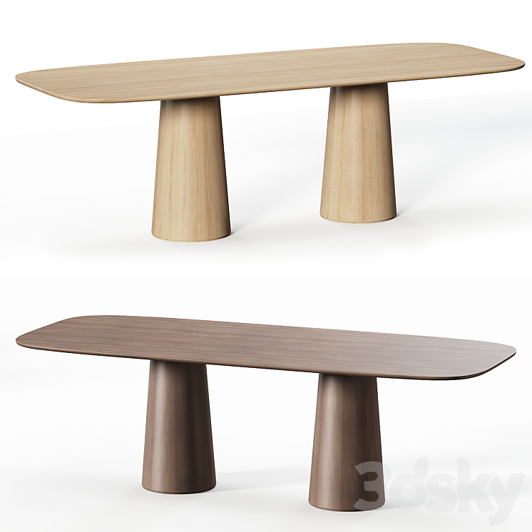 Amos dining table - Table - 3D model