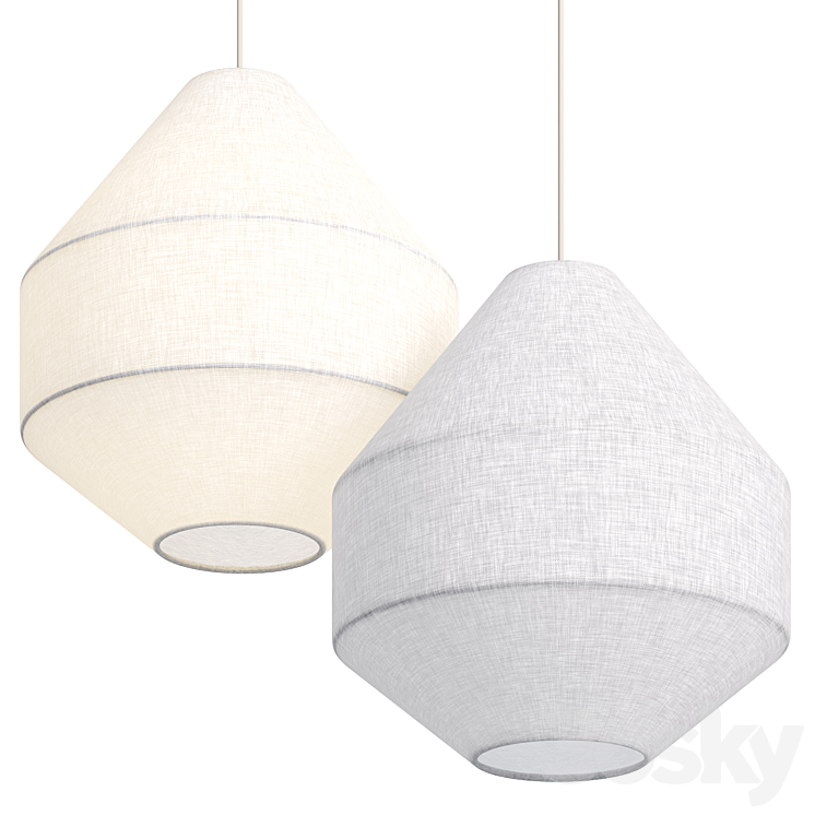Mayu 01 Pendant - Pendant light - 3D model