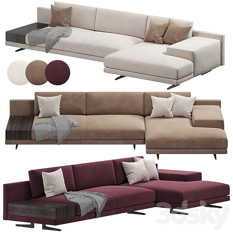 Mondrian Sofa 2 - Sofa - 3D model