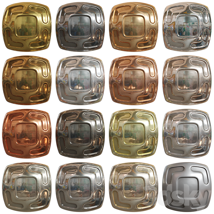 Metal base materials - Metal - 3D model